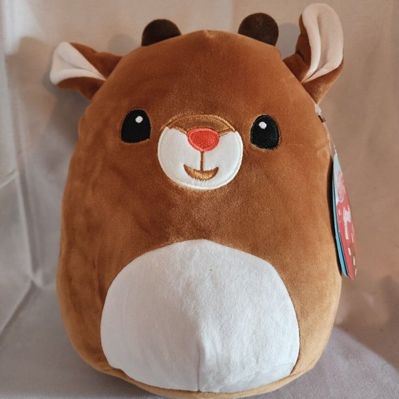 Squishmallows | Toys | Squishmallows New Rudolph The Red Nose Reindeer ...